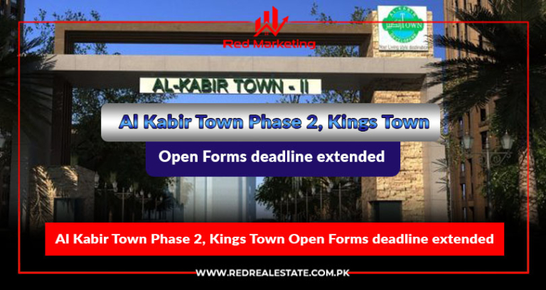 Al Kabir Town Phase 2, Kings Town Open Forms deadline extended - RED ...